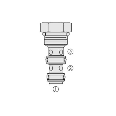 HydraForce LS08-30 Load Shuttle Valve - Hydraulics Online